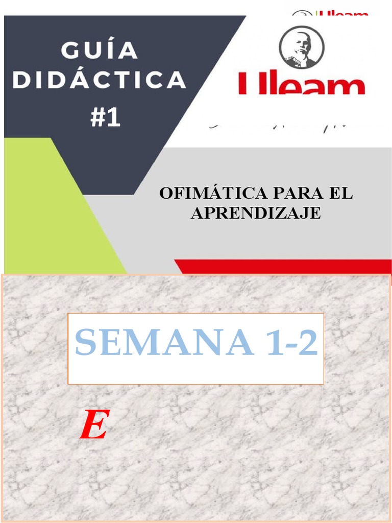 Guia 1 Ofimatica | PDF | Microsoft Office | Microsoft