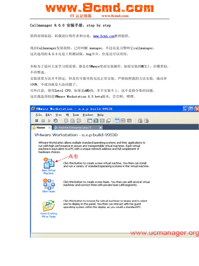 CCM - Callmanager 8.0.0完全安装手册 | PDF