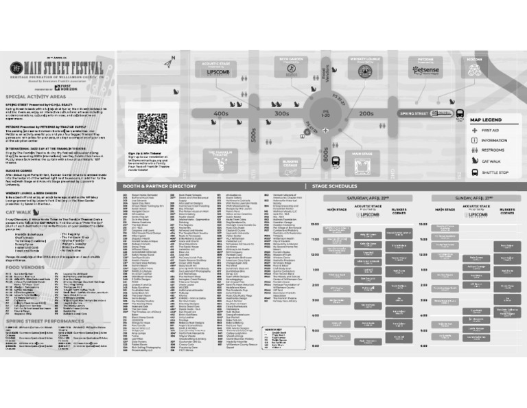 Franklin Main Street Festival Fest Map | PDF