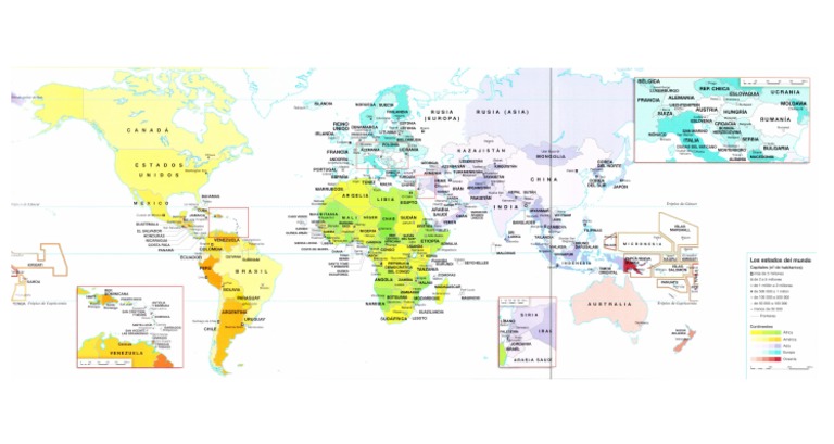 Mapa Político Del Mundo | PDF