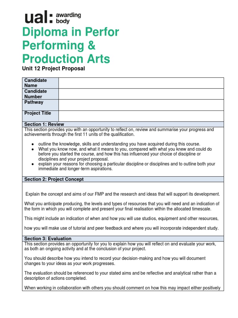 Project Proposal Form 2023 | PDF | Cognitive Science | Cognition