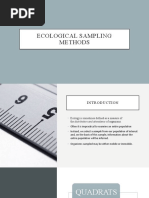 Quadrat Sampling | PDF
