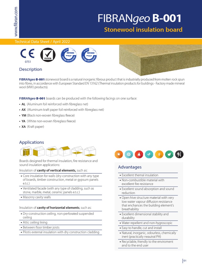 TDS FIBRAN Geo B-001 en | PDF