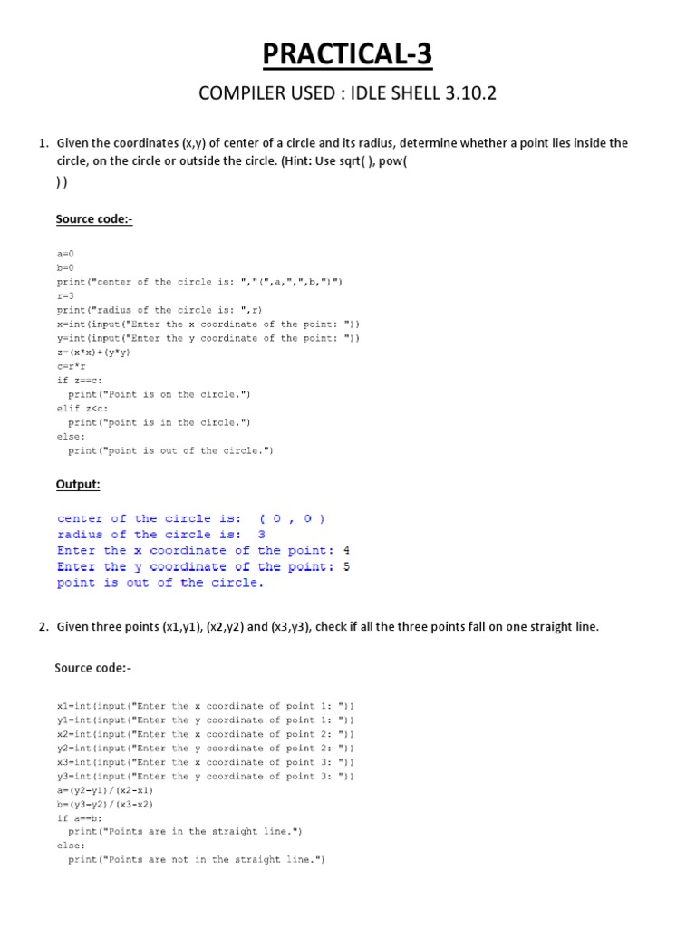 Practical 3 Python | PDF | Salary | Computer Programming