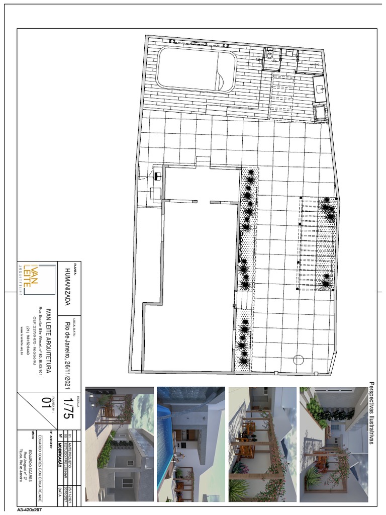 Anteprojeto - Prancha 01 - Humanizada | PDF
