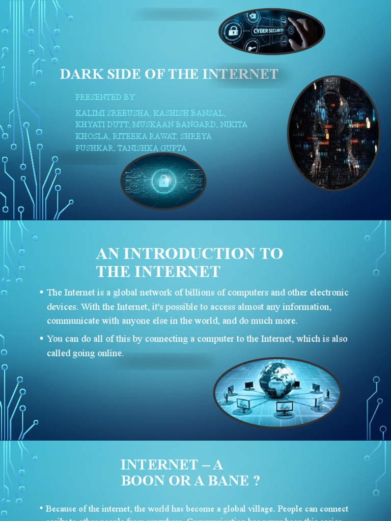 Exploring Internet's Dark Side | PDF | Cybercrime | Security