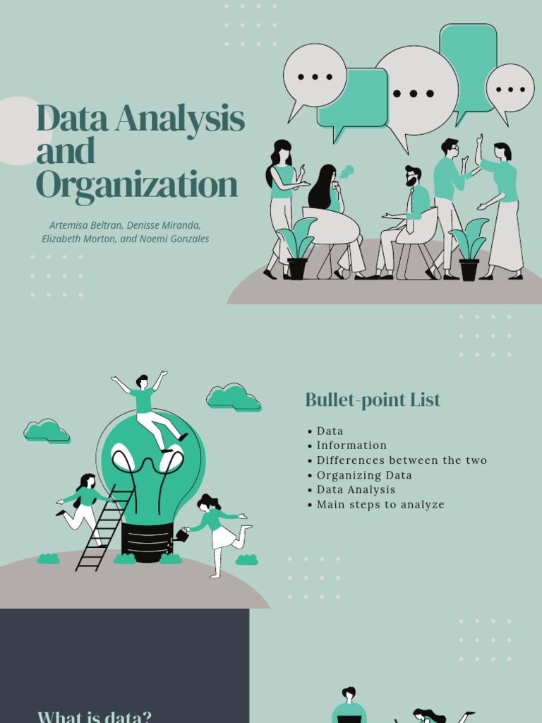 Data Analysis and Organization: Artemisa Beltran, Denisse Miranda ...