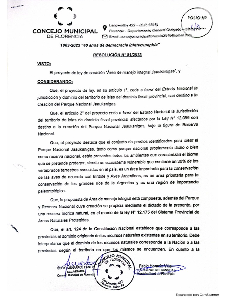 Resolución 81-2023 | PDF