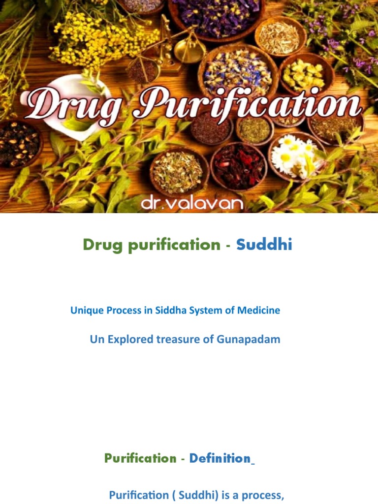 Drug Purification | PDF
