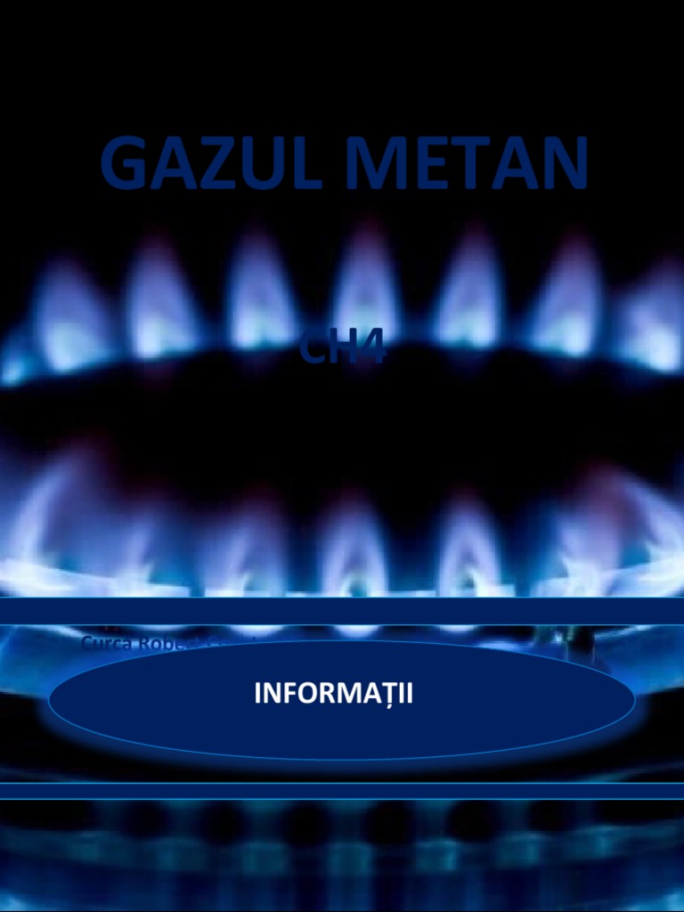 Gazul Metan: Informaţii | PDF
