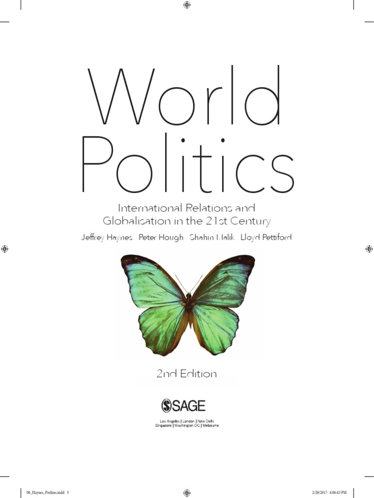World Politics: International Relations and Globalisation in The 21st Century | PDF ...