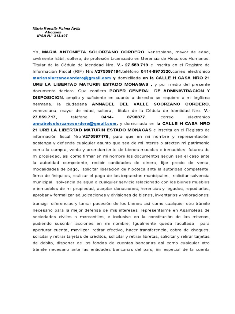 Poder General | Descargar gratis PDF | Bancos