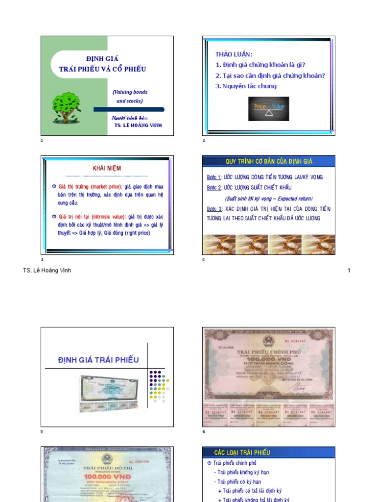 Ñònh Giaù Traùi Phieáu Vaø Coå Phieáu | PDF