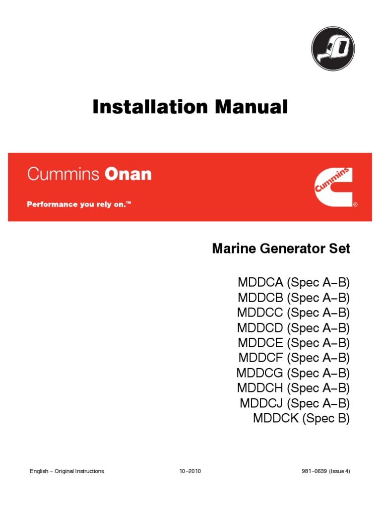 Installation Marlin | PDF | Diesel Fuel | Carbon Dioxide