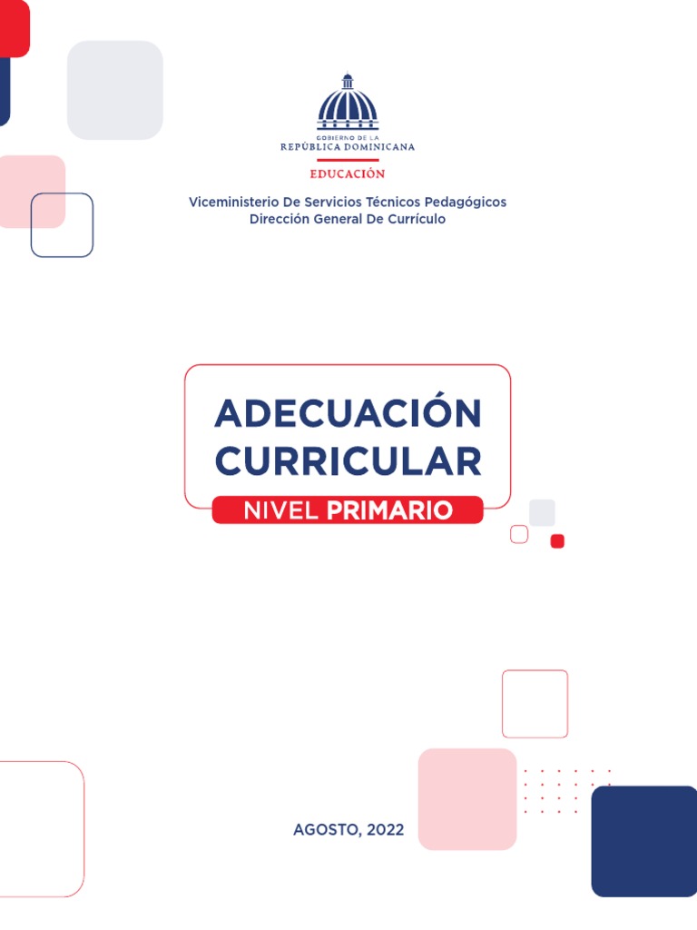 Adecuacion Curricular Del Nivel Primario | PDF | Las emociones ...