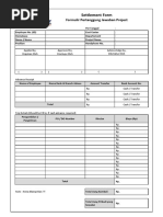 Form Opex Dan Capex | PDF