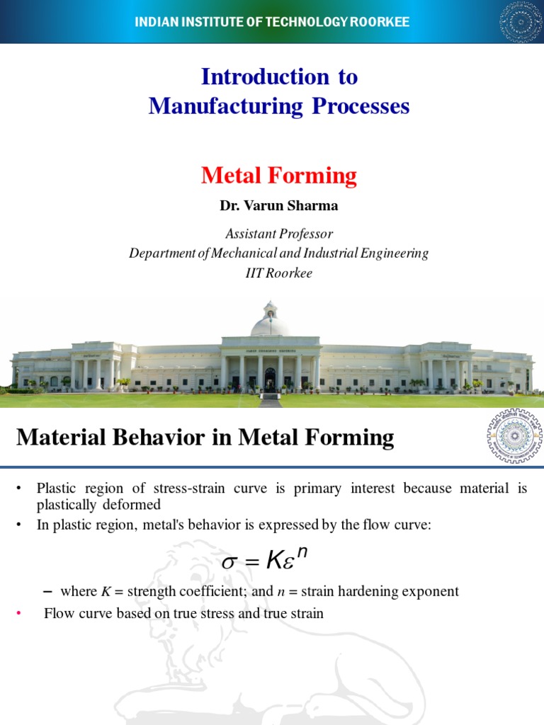 Metal Forming | Download Free PDF | Deformation (Engineering) | Rolling ...