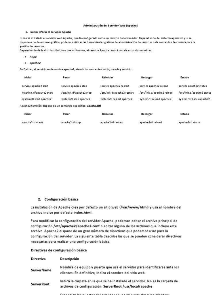 Administración Del Servidor Web | PDF | Servidor HTTP Apache | Transport Layer Security