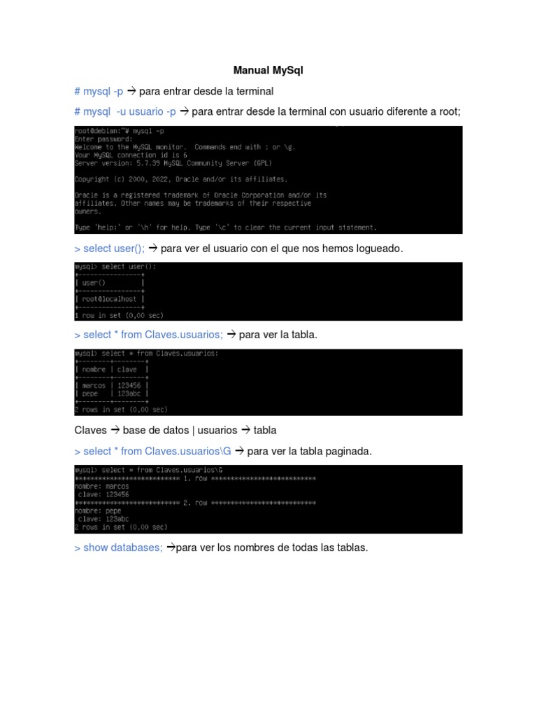 Manual Mysql Pdf 
