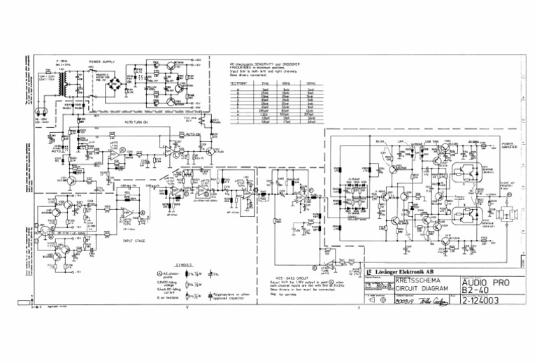 Audio Pro B2-40 Schema | PDF