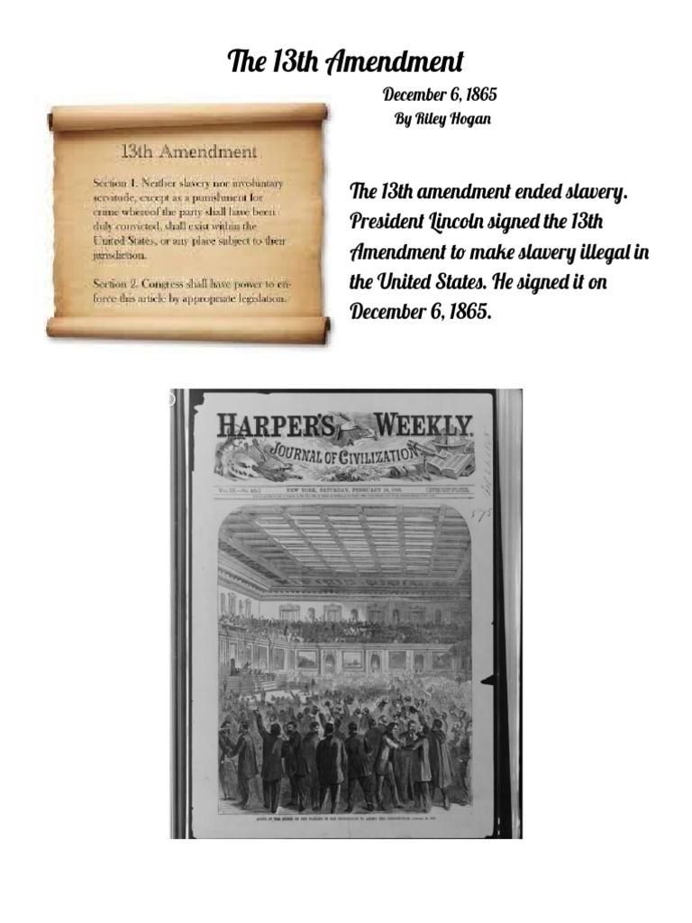 13th Amendment | PDF