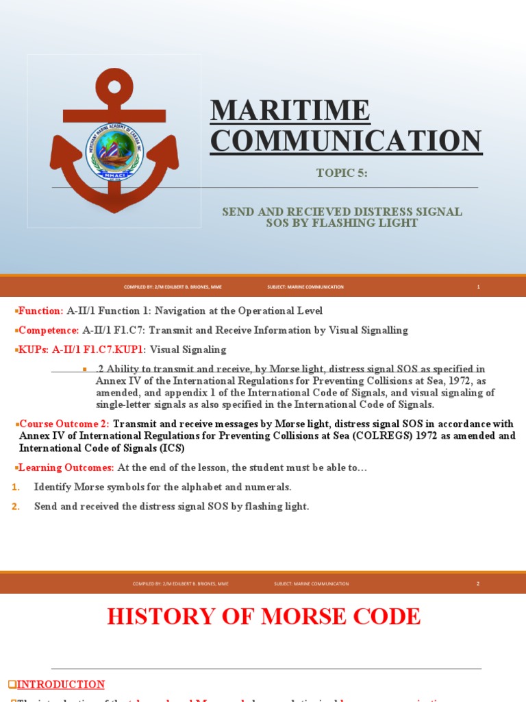 Send and Recieved Distress Signal | PDF | Telegraphy | Linguistics