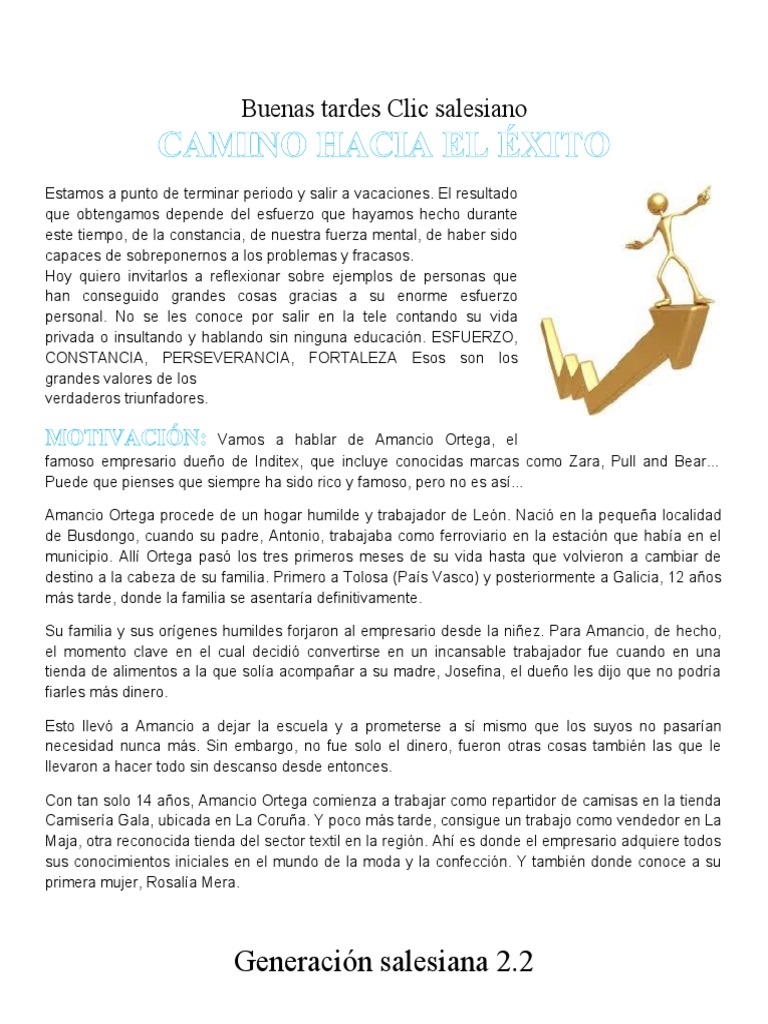 Camino Hacia El Éxito | PDF Camino Hacia El Éxito | PDF