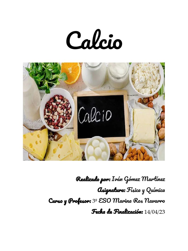 Calcio: Usos y Curiosidades Químicas | PDF | Calcio | Átomos