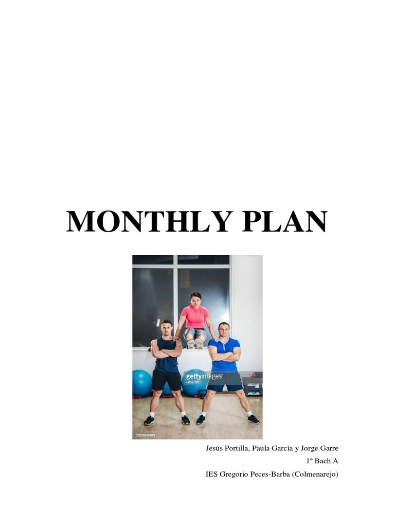 Individual Physical Fitness Plan | PDF