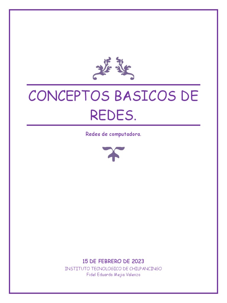 Conceptos Basicos de Redes | PDF