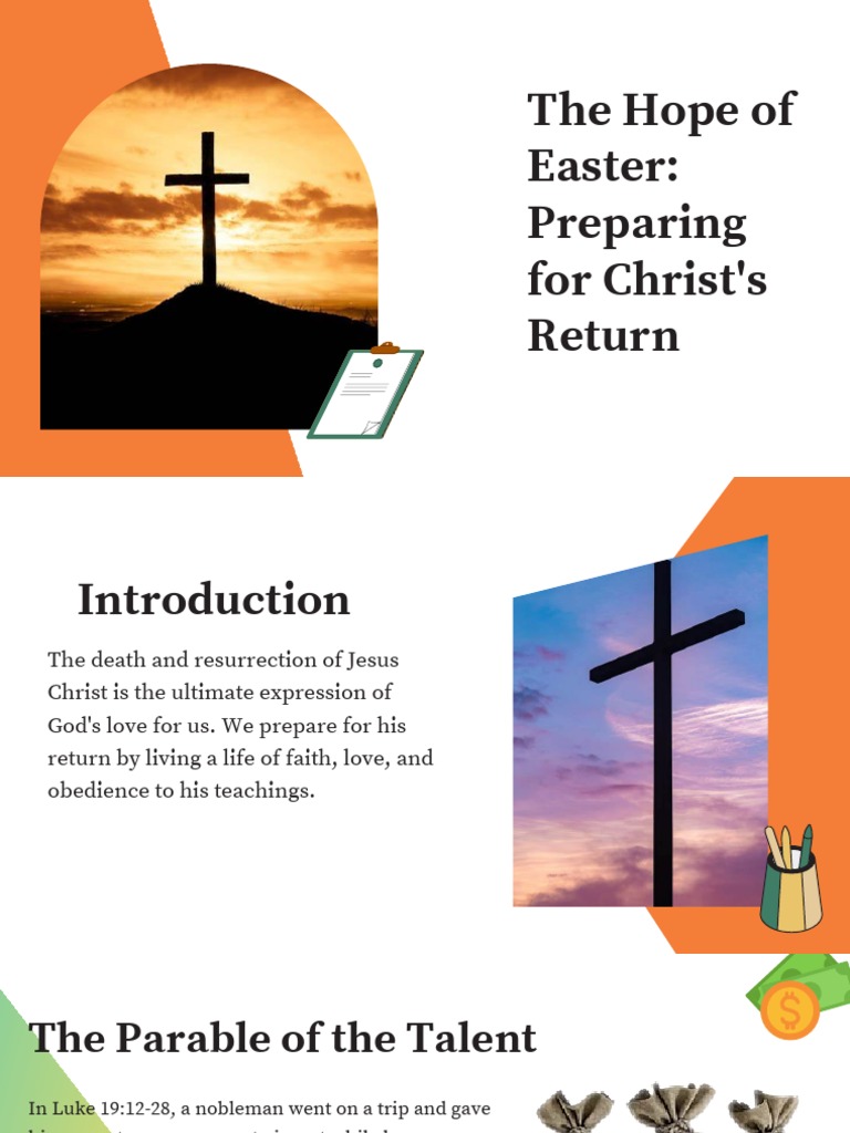 The Hope of Easter Preparing For Christ's Return | PDF