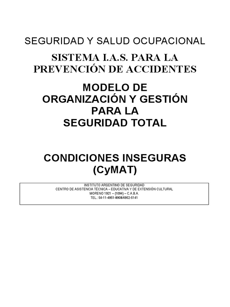 6 - Seguridad Total - Condiciones Inseguras (Condiciones) | PDF ...