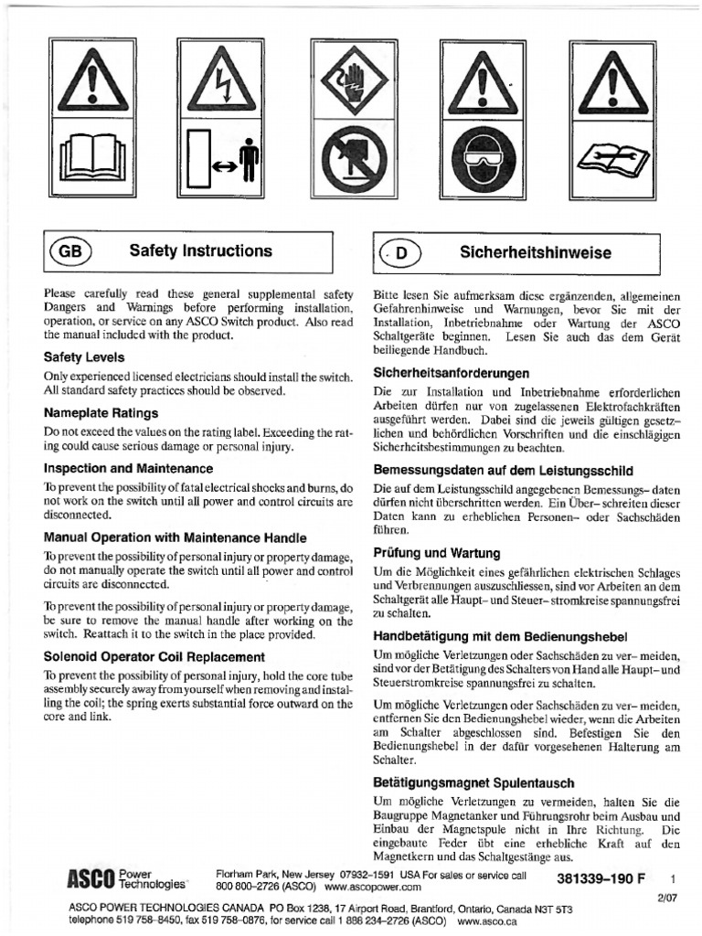 Datasheet 800a - 1200a | PDF