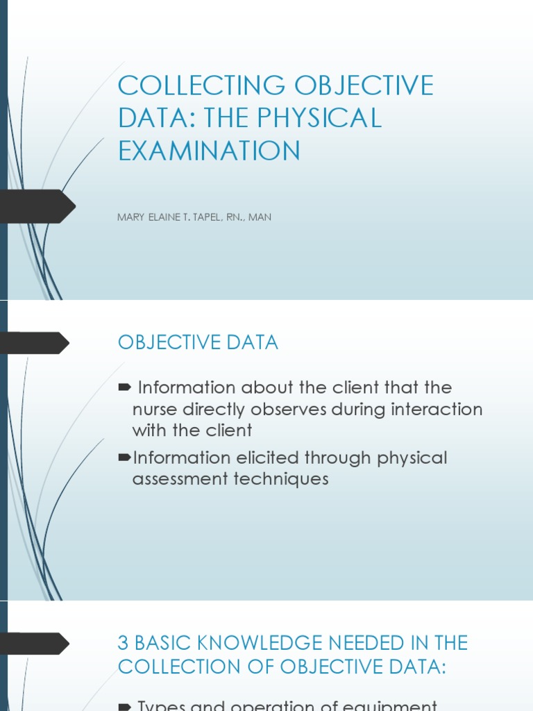3 Collecting Objective Data | PDF | Physical Examination | Clinical ...
