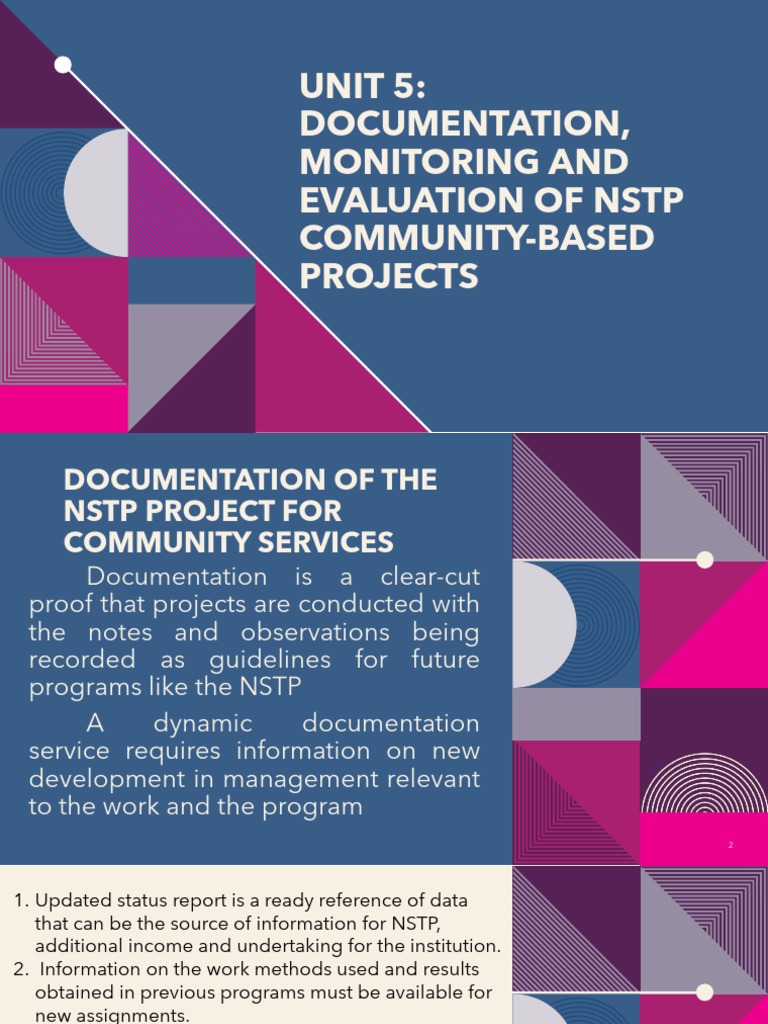 NSTP Project Monitoring and Documentation | PDF | Evaluation | Psychology