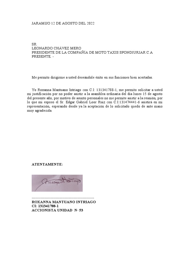 Atentamente | PDF | Finanzas y dinero | Derecho