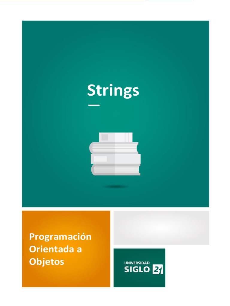 Strings POO | PDF | Cadena (informática) | Lenguaje de programación