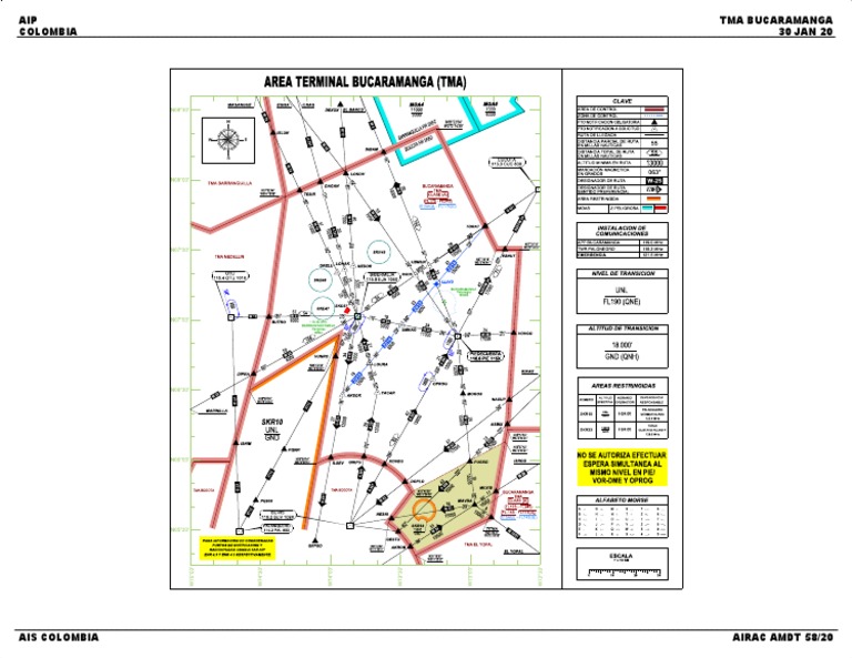 Area Terminal Bucaramanga (Tma) : UNL FL190 (QNE) | PDF