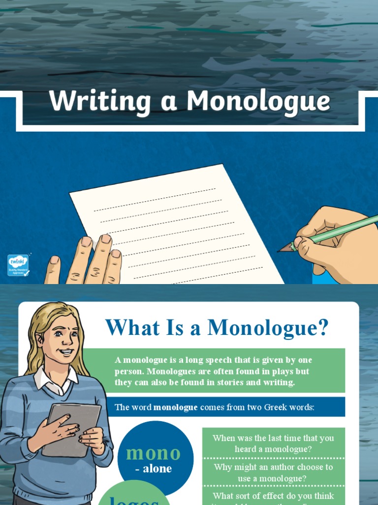 Writing A Monologue PowerPoint | PDF | Monologue