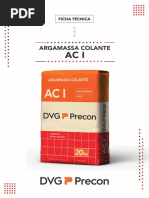 Ficha Tecnica Ecomix | PDF | Argamassa (alvenaria) | Engenharia Civil