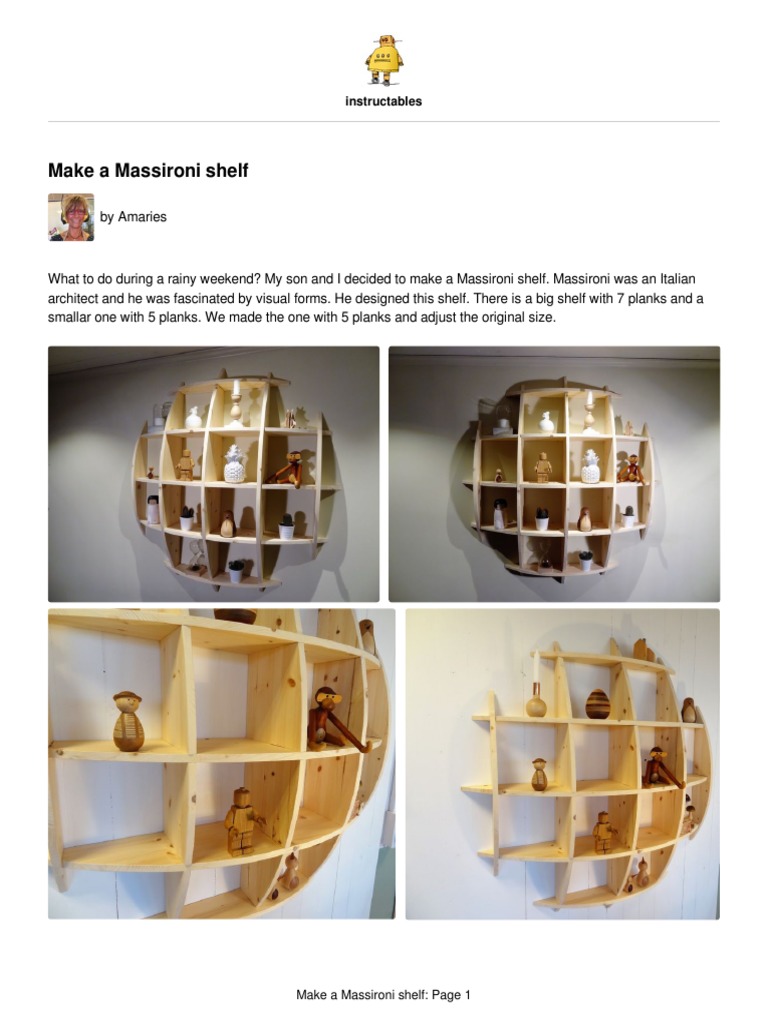 Make A Massironi Shelf | PDF