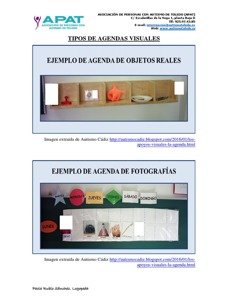 Tipos de Agendas Visuales | PDF