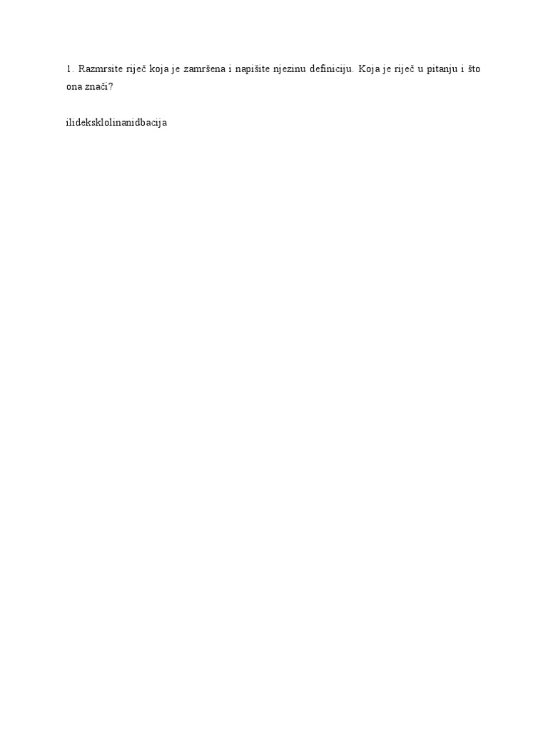 Padezi Escape Room | PDF