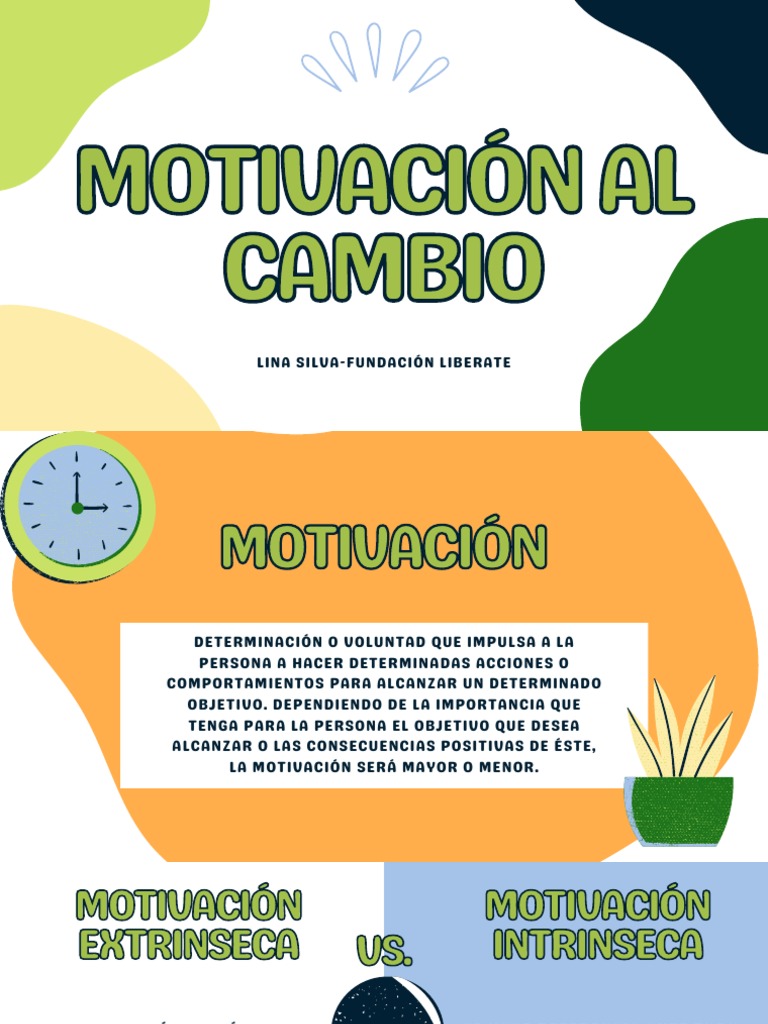 Motivacion Al Cambio | PDF | Motivacional | Motivación