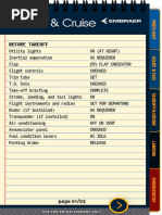 Aerobask Phenom 300 - Normal Checklist | PDF