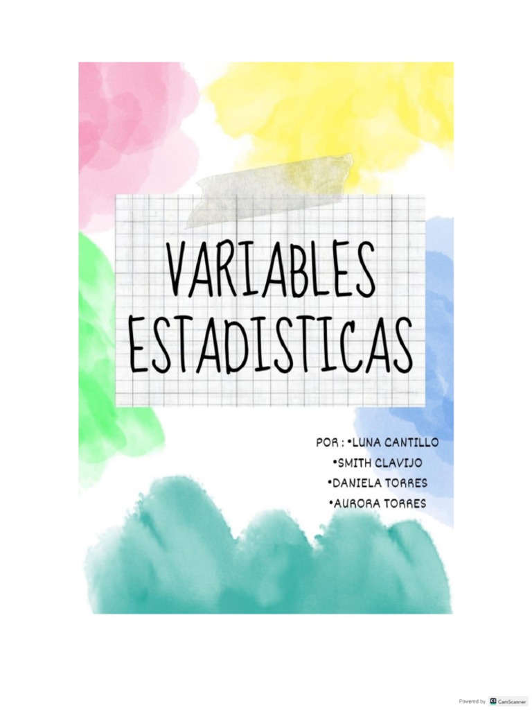 Variables Estadisticas Exposicion | PDF