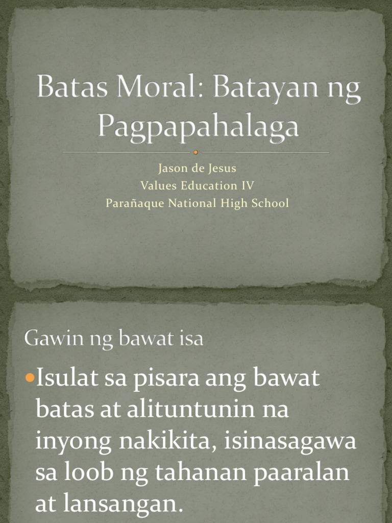 Batas Moral | PDF