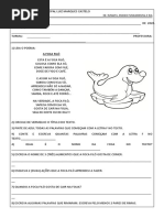 Atividade Poema A Foca | PDF