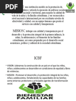 Misión y Vision Del Icbf | PDF