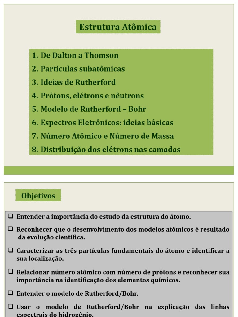 Estrutura Atomica | PDF